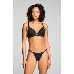 Puma Damen Puma B&uuml;gel-BH &raquo;Puma WOMEN MICROFIBER SOFT PADDED BRA&laquo; mit wendbaren und verstellbaren Tr&auml;gern, Logodruck vorn 90, Cup D