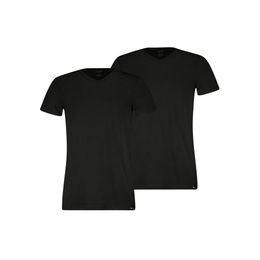 Puma 2er Pack V-Neck T-Shirts in Schwarz | Gr.: S