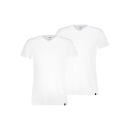 Puma 2er Pack V-Neck T-Shirts in Wei&szlig; | Gr.: S