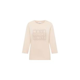 Cecil Langarmshirt in pearl beige | Gr.: XXL
