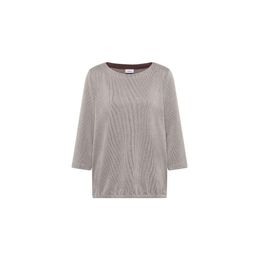 Cecil Langarmshirt in macchiato brown | Gr.: S