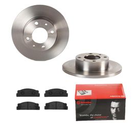 Brembo Bremsensatz-Vorderachse IJDTIDDQX3 Bremsensatz, Scheibenbremse vorne rechts links voll 227mm f&uuml;r ZASTAVA SKODA VW SEAT FSO FIAT AUDI LANCIA AUT