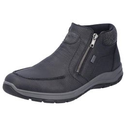 Rieker Herren Winterboots , Stiefelette, Komfortschuh mit zwei praktischen Rei&szlig;verschl&uuml;ssen schwarz 44