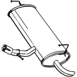 BOSAL Endschalld&auml;mpfer 145201 f&uuml;r NISSAN