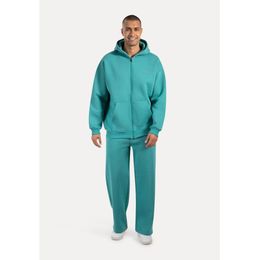Smilodox Zip Hoodie Cedrik in Petrol | Gr.: M