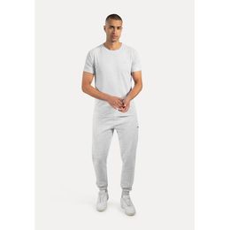 Smilodox T-Shirt Thilo in Grau Melange | Gr.: 3XL