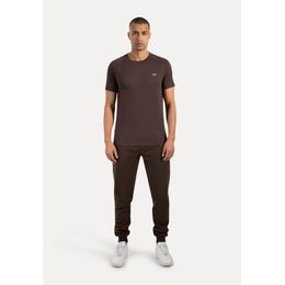Smilodox T-Shirt Thilo in Braun | Gr.: M