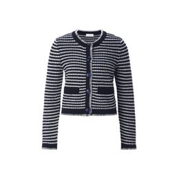 Rich & Royal Rich & Royal Strickjacke in marine wei&szlig; - 0001 | Gr.: M