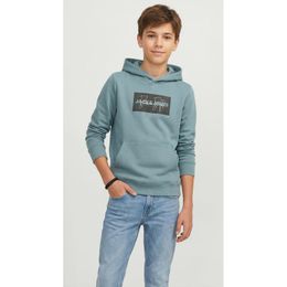 Jack & Jones Jack & Jones Junior Herren Kapuzensweatshirt &raquo;JJCOLE PRINT SWEAT HOOD JNR&laquo;, mit Logoprint 140