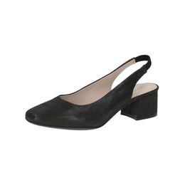 Caprice Slingpumps in BLACK METALLIC | Gr.: 37