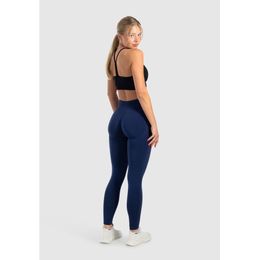 Smilodox Leggings Trixy Scrunch in Marineblau | Gr.: M