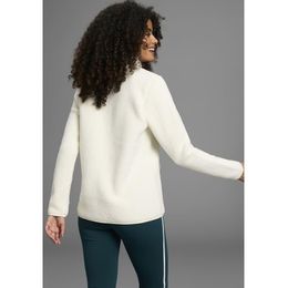 Polarino Fleecejacke in woll wei&szlig; | Gr.: 34