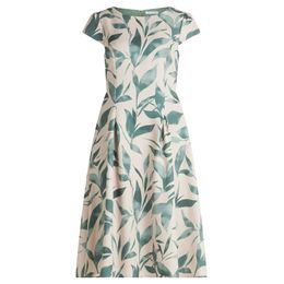 BETTY & CO BETTY & CO Cocktailkleid mit Aufdruck in Nature/Green | Gr.: 38