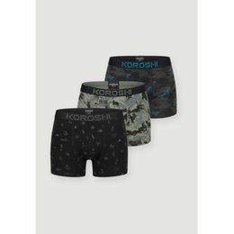 KOROSHI 3er-pack slipboxer in bunt | Gr.: S