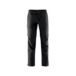 Maier Sports Zip-Hose Tajo in Schwarz | Gr.: 34