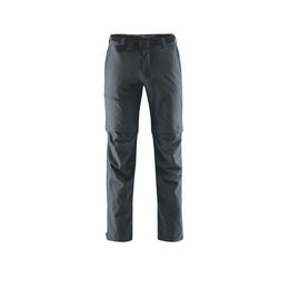 Maier Sports Zip-Hose Tajo in Dunkelgrau | Gr.: 102