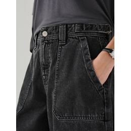 next Shorts Damen Gr&ouml;&szlig;e 31 black denim