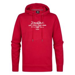 PETROL INDUSTRIES Artwork Hoodie Repair in Rot | Gr.: XL