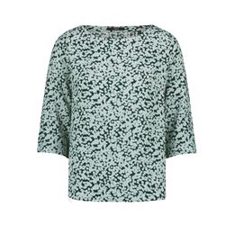 Zero Blusenshirt. mit Print. in Dark Green/Blue | Gr.: 36