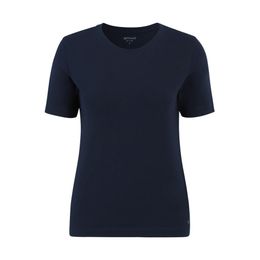 BETTY & CO BETTY & CO Basic Shirt mit Rundhalsausschnitt in Dunkelblau | Gr.: L