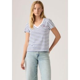 Levi's Levi's Damen V-Shirt &raquo;PERFECT VNECK&laquo; mit Mini-Batwing-Logostickerei L (40)