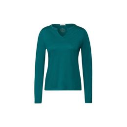 Cecil Langarmshirt in petrol green | Gr.: XXL
