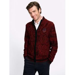 WITT WEIDEN Strickjacke in kirsche-schwarz-meliert | Gr.: 54
