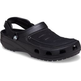 Crocs Herren Clog &raquo;Yukon Vista II LiteRide Clog&laquo; Sommerschuh, Gartenschuh, Trekking, mit komfortablem Fersenriemen schwarz 42
