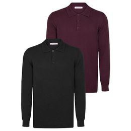 Felix Hardy Herren Polokragenpullover &raquo;Pullover mit Polo-Kragen 2er-Pack&laquo; M