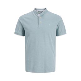 Jack & Jones Jack & Jones T-Shirt 'JJEPAULOS' Herren Gr&ouml;&szlig;e S cyanblau / wei&szlig;