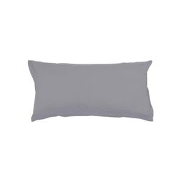 Traumschloss Exclusiv Edel-Jersey Kissenbezug in grau | Gr.: 80x80 cm