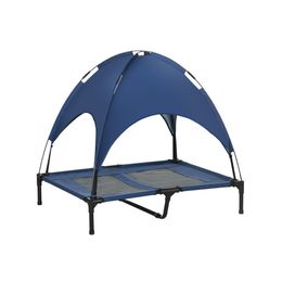 PawHut Hundeliege Outdoor mit Dach L61 x B46 x H62 cm | Gr.: M/L