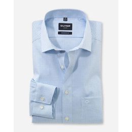 OLYMP Herren OLYMP Langarmhemd &raquo;Luxor modern fit&laquo; blau 42, N-Gr