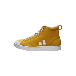 Ethletic Canvas Sneaker Active Hi Cut in Mustard Yellow | Just White | Gr.: 40