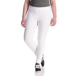 KjBRAND Damen KjBRAND Jeansjeggings &raquo;JENNY&laquo; angenehm weiche Quer-Stretch Qualit&auml;t wei&szlig; 48, N-Gr