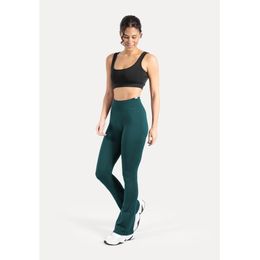 Smilodox Schlaghose Leggings Aylin Scrunch in Petrol | Gr.: S