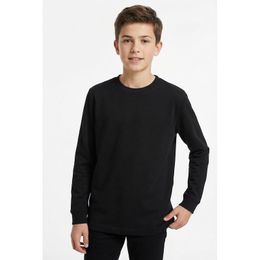 name it Jungen Langarmshirt &raquo;NKMVOBBO LS NREG TOP NOOS&laquo; schwarz 116