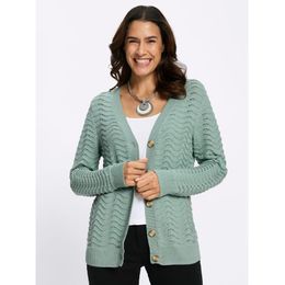 WITT WEIDEN Strickjacke in kalkmint | Gr.: 40