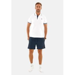U.S. Polo Assn. Badehose USKyrk &ndash; Herren Badeshorts mit elastischem Bund in Navy | Gr.: L