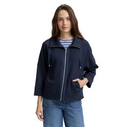 Tom Tailor Damen Tom Tailor Sweatjacke &raquo;Boxy&laquo; mit Taschen S