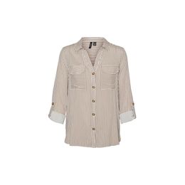 V&eacute;ro Moda Vero Moda Langarmbluse in brown lentil | Gr.: M