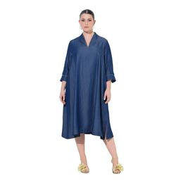 Ulla Popken Midikleid in dunkles marine | Gr.: 50-52