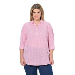 Ulla Popken Bluse in kr&auml;ftiges pink | Gr.: 50-52