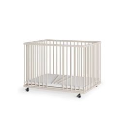 S&auml;mann Laufgitter XXL Lattenrost & Sprossen sahara dust Premium Kollektion | Gr.: 100x100 cm