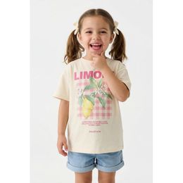 Kids Only M&auml;dchen KIDS Only T-Shirt &raquo;KOGCARINA LIFE SS LOOSE PRINTED TOP JRS&laquo; mit sommerlichem Frontdruck 158/164
