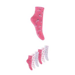 Fila Herren Sneakersocken 6 Paar, Cotton-Mix, Cherry-Design 31-34