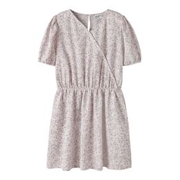 name it Kleid M&auml;dchen Gr&ouml;&szlig;e 134 grau / puder / offwhite
