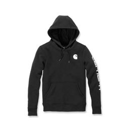 Carhartt Kapuzensweatshirt Clarksburg in Schwarz | Gr.: S