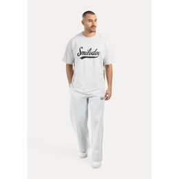 Smilodox T-Shirt Lorik in Hellgrau | Gr.: M