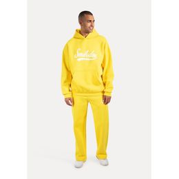 Smilodox Hoodie Lorik in Gelb | Gr.: L